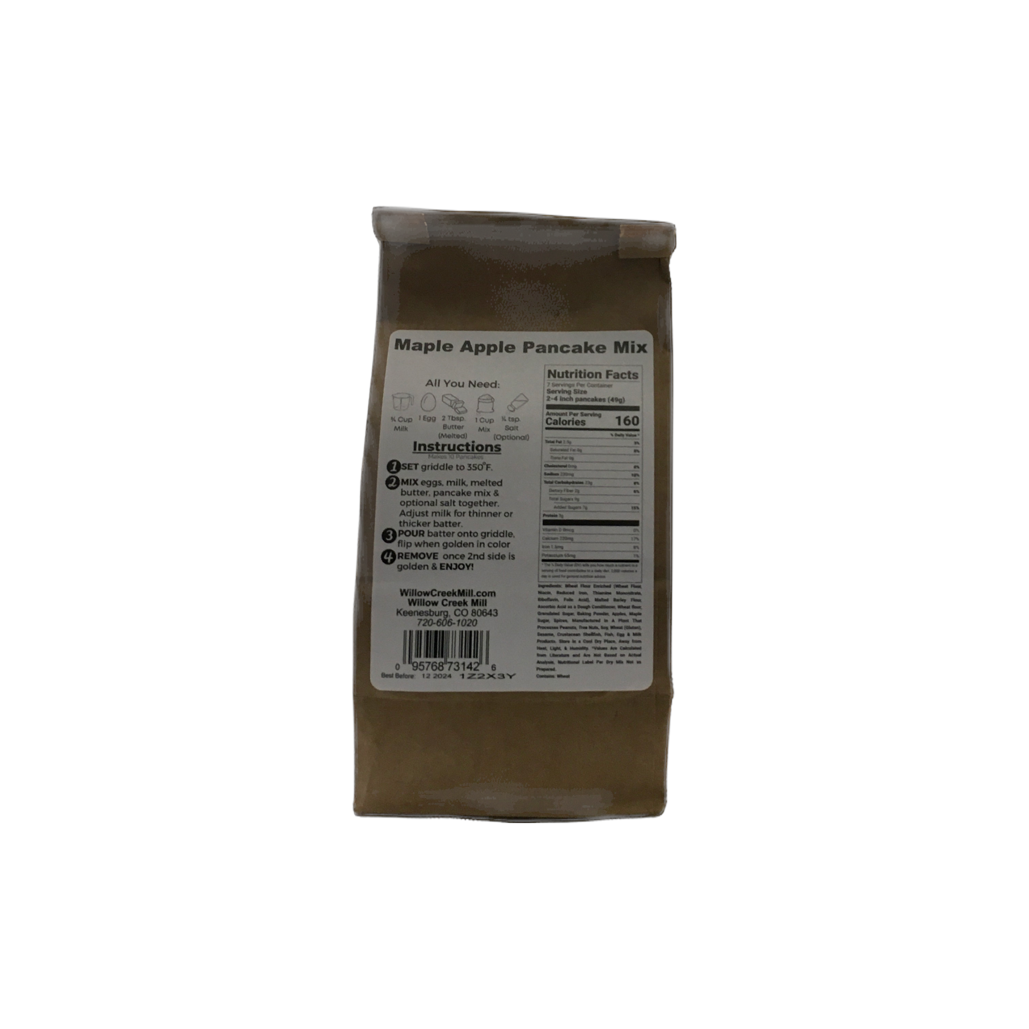 Maple Apple Pancake Mix | Willow Creek Mill